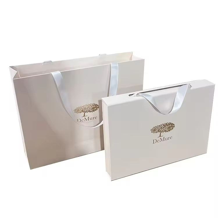 Promotional Craft Paper Shopping Bag Easy To Carrier Customize With ...